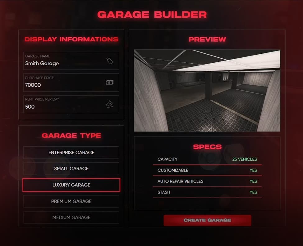 Most advanced garage system | gta:o style - FiveM Releases - Cfx.re ...