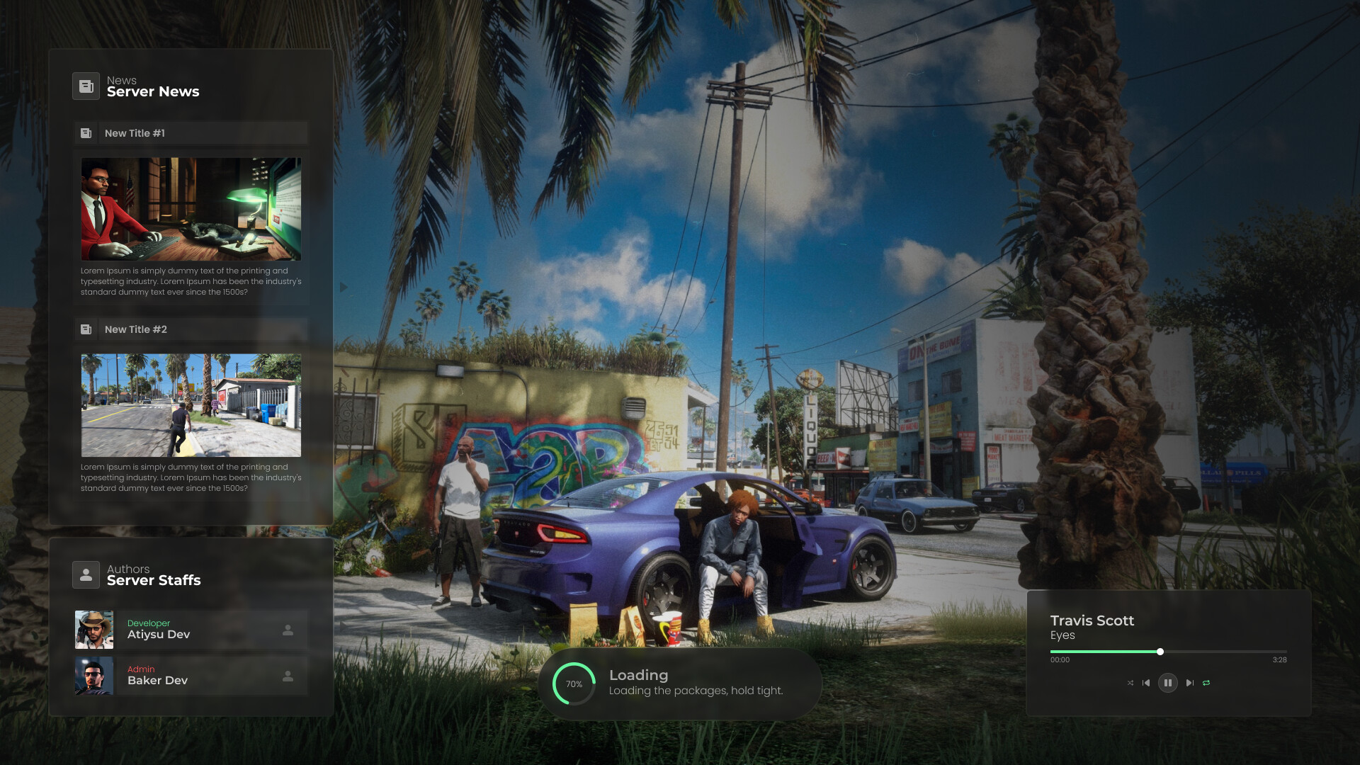 FiveM Loading Screen | Sleek, Simple & Modern Design - FiveM Releases ...