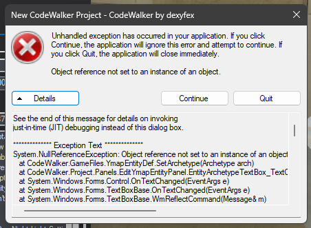 Codewalker error when adding entity to limbo room in ytyp - Discussion ...