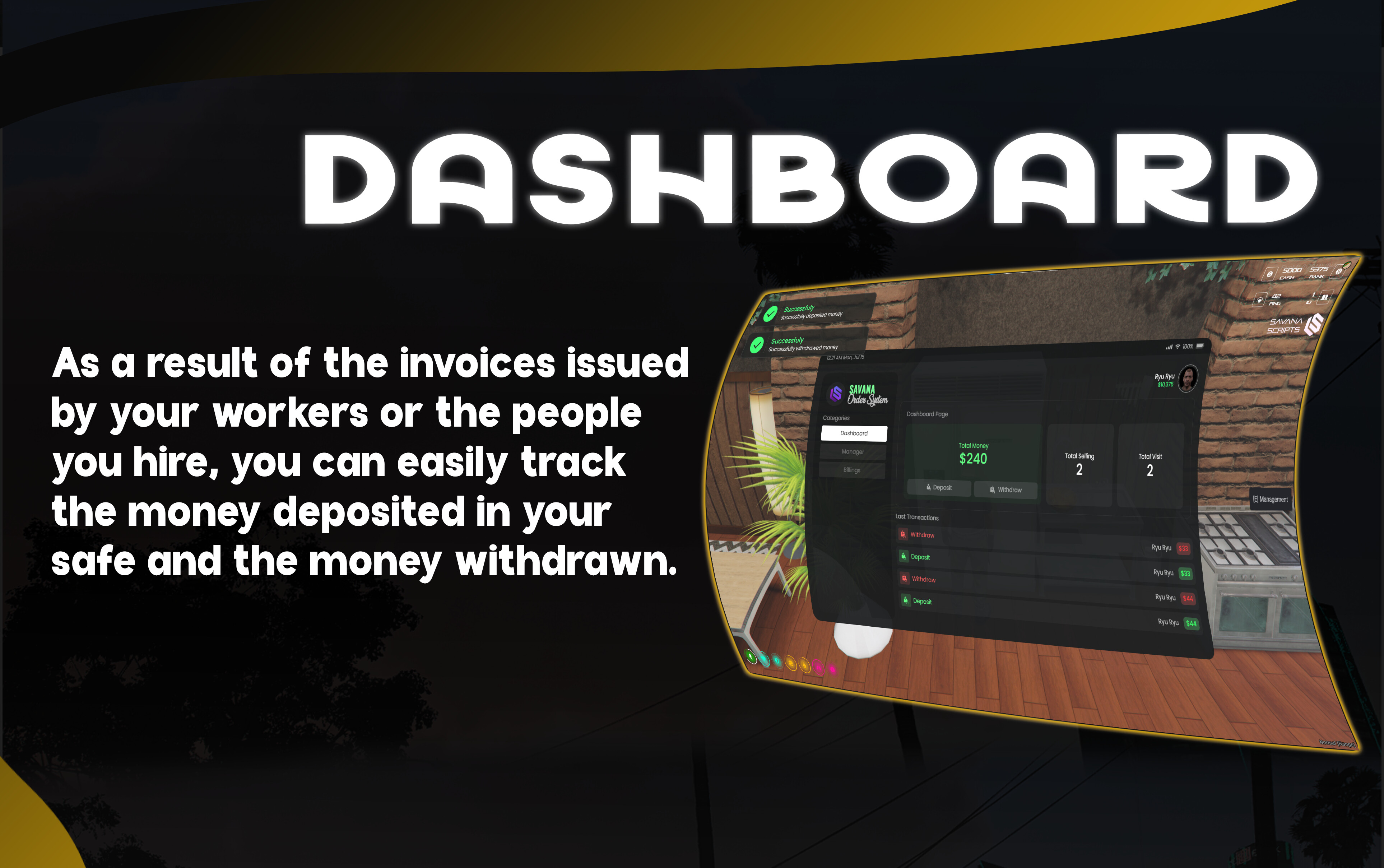 [SAVANA] Order System [QB/ESX/QBOX] - FiveM Releases - Cfx.re Community