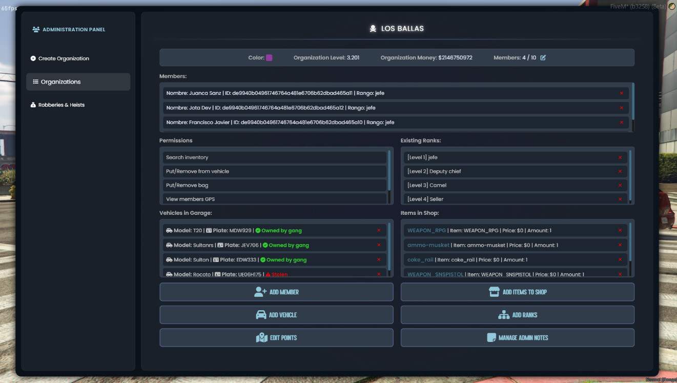 Criminal & Illegal Organization System FiveM Script | Territory System | Drug Sales | Graffiti ...