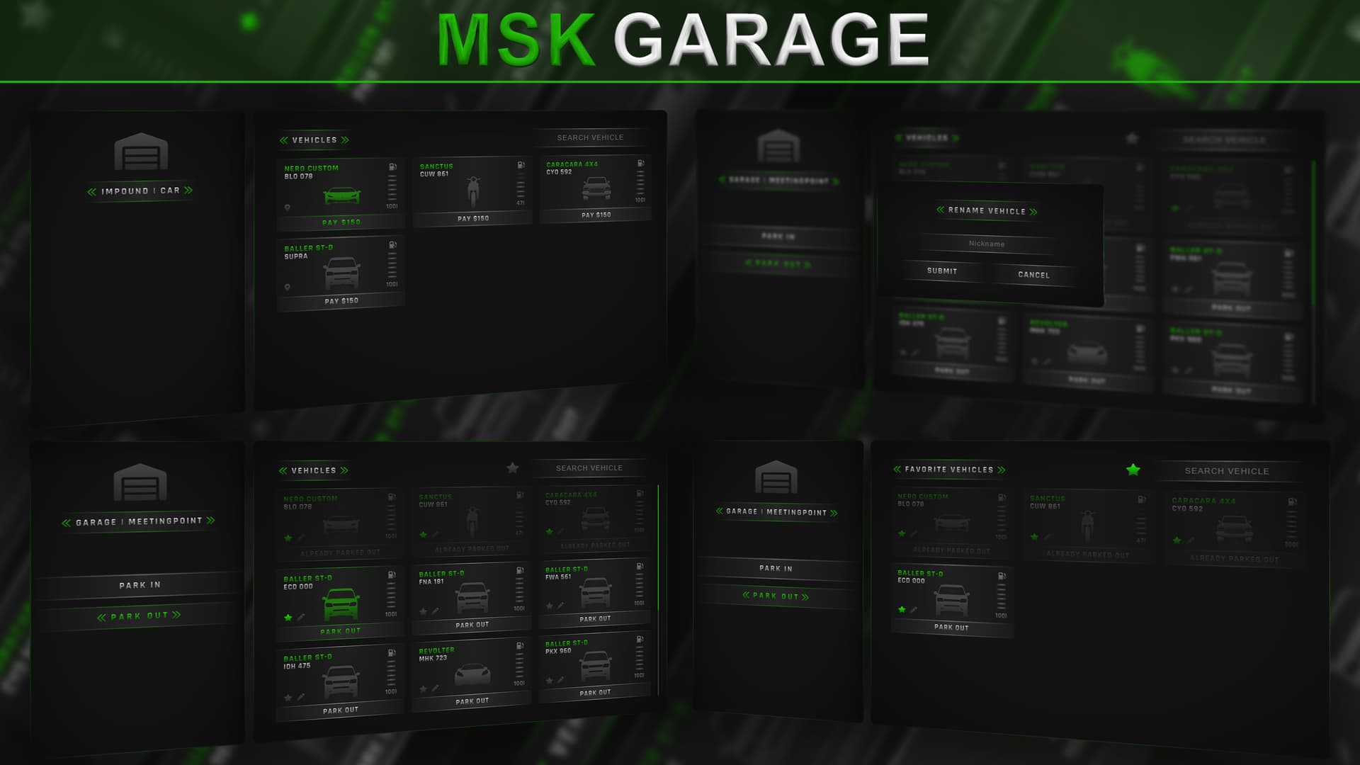 [ESX] MSK Garage and Impound - FiveM Releases - Cfx.re Community
