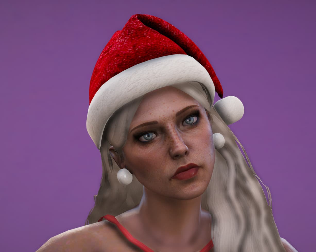 [PAID][SALE] Xmas outfit for MP Female (body + xmas lights + hat ...
