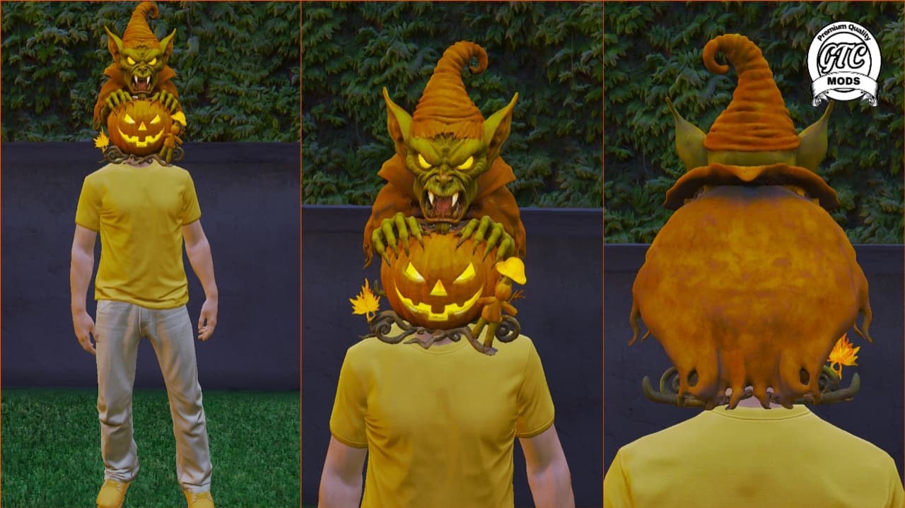 🎃 Pumpkin Goblin Halloween Mask for FiveM ( Male & Female ) - FiveM ...