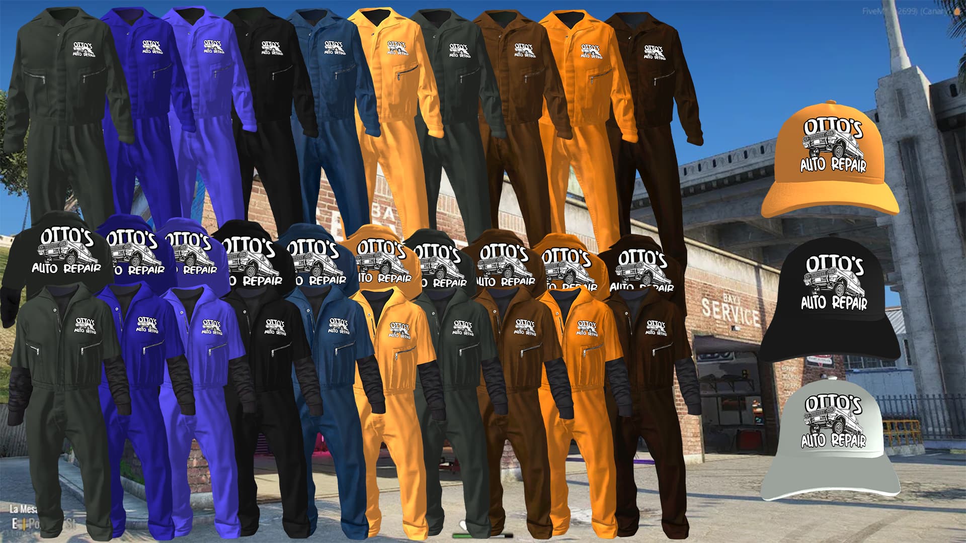 Otto's Jumpsuit Bundle for Male and Female [Lore Friendly] - FiveM ...
