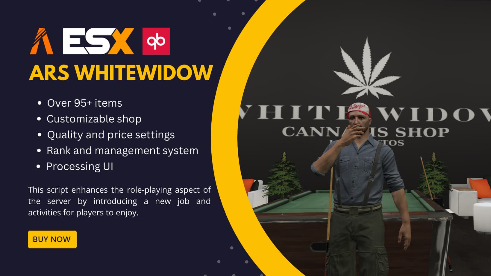 [Paid] ARS Whitewidow Job Script [ESX OR QB] - FiveM Releases - Cfx.re Community