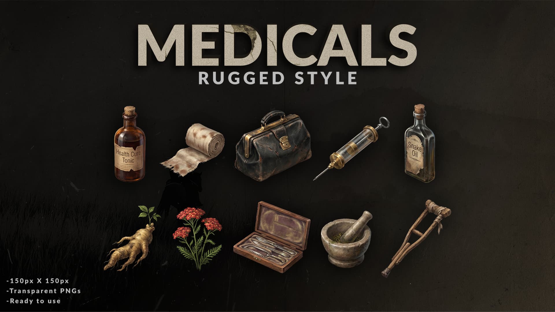 [Rugged Style] Medical & Herbs Pack - PNG Icons - RedM Releases - Cfx ...