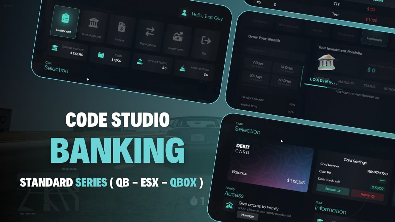 Modern Banking | QB-ESX-QBOX - FiveM Releases - Cfx.re Community