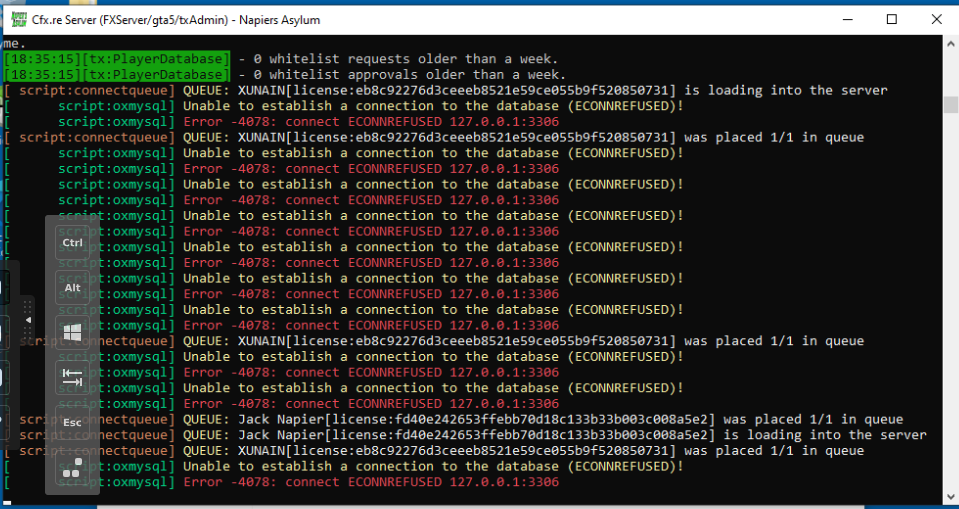 Server crash and wont restart - FiveM Client Support - Cfx.re Community