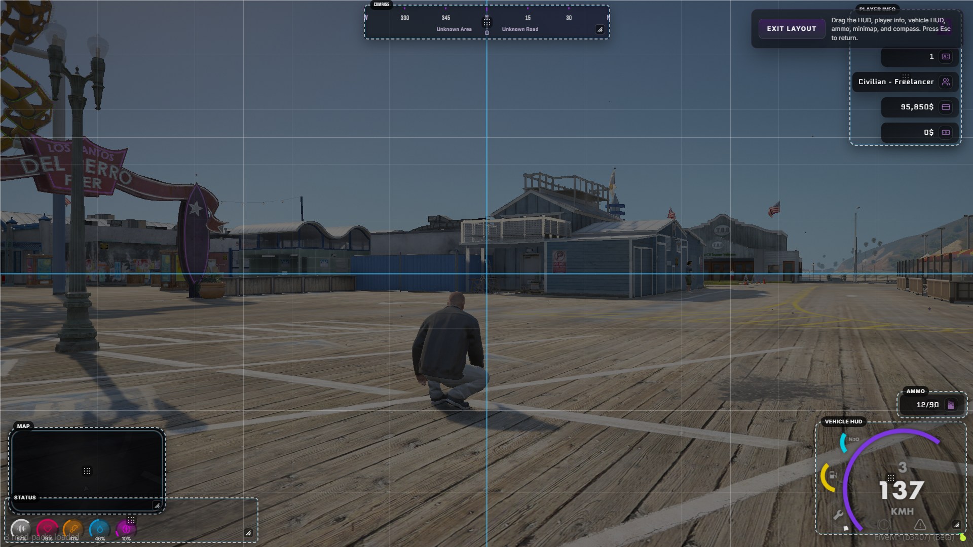 Sigma Hud v2 [QB,ESX,QBOX,OX,STANDALONE] | FiveM Advanced HUD System ...