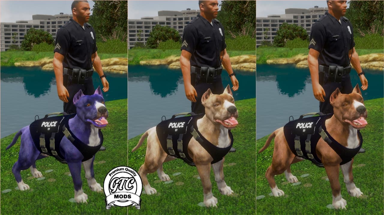 🐕[PAID] Pit Bull K9 Dog Pet for FiveM (Normal + K9 Police dog) - FiveM ...