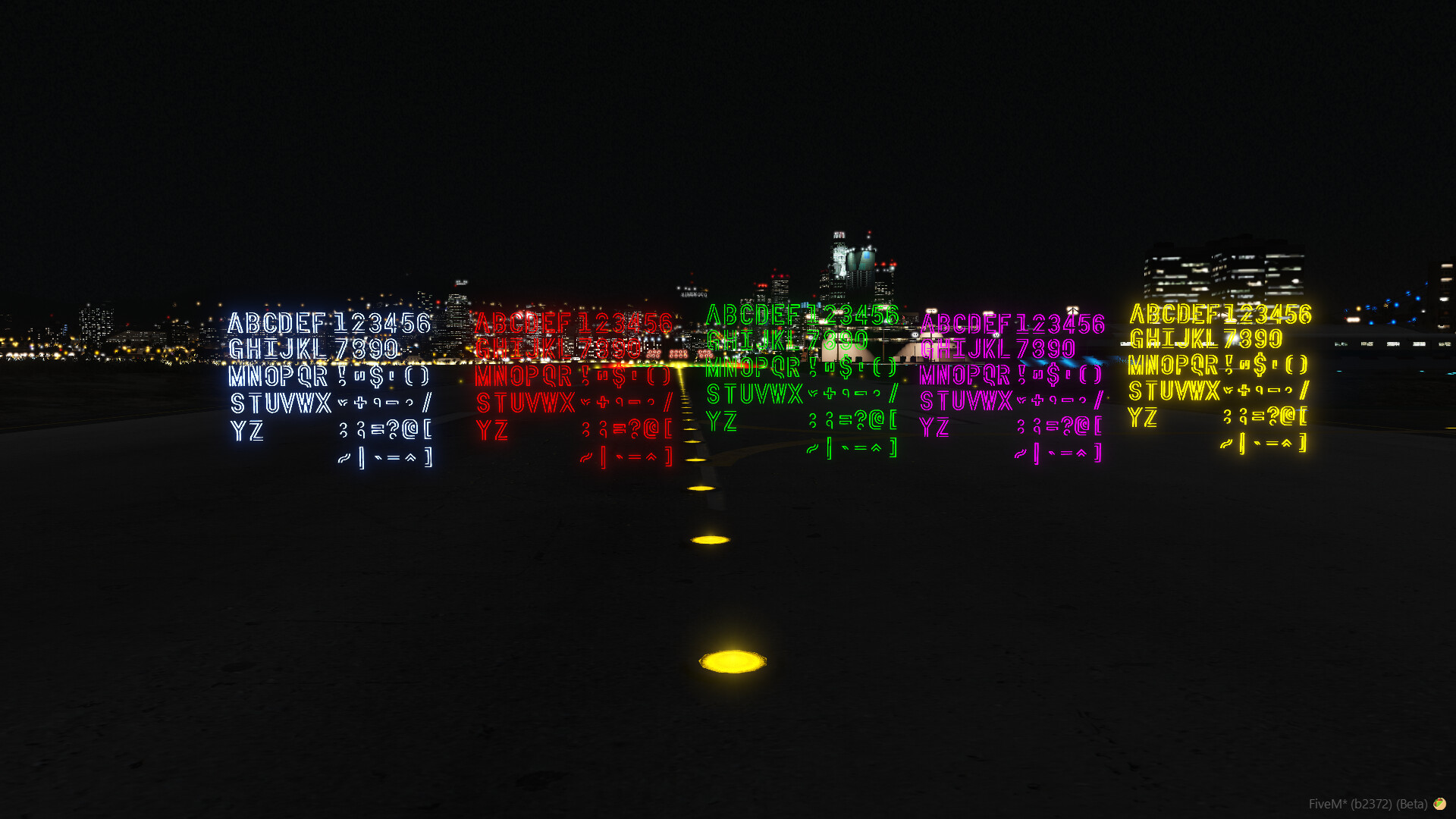 [PROPS] [PAID - 1.5€] Neon alphabet - FiveM Releases - Cfx.re Community