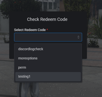 Redeem code system - FiveM Releases - Cfx.re Community