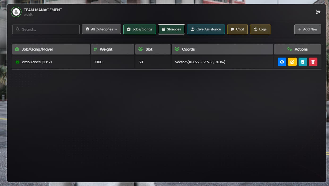 Fivem Team Management - Advanced Job/Gang/Stash Management | Easy Team ...
