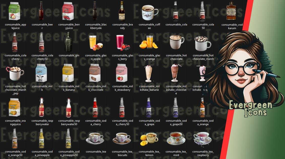 43 Drink Icons (V1) - RedM Releases - Cfx.re Community