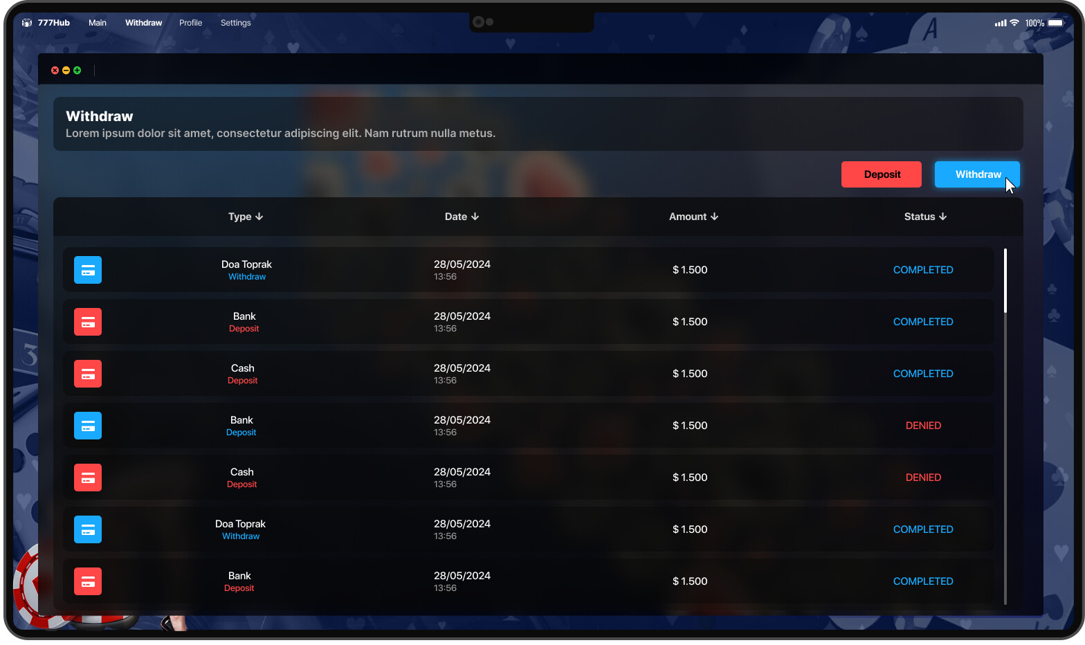[QBCore/ESX] ZM Dev Advanced Gambling Tablet System - FiveM Releases - Cfx.re Community