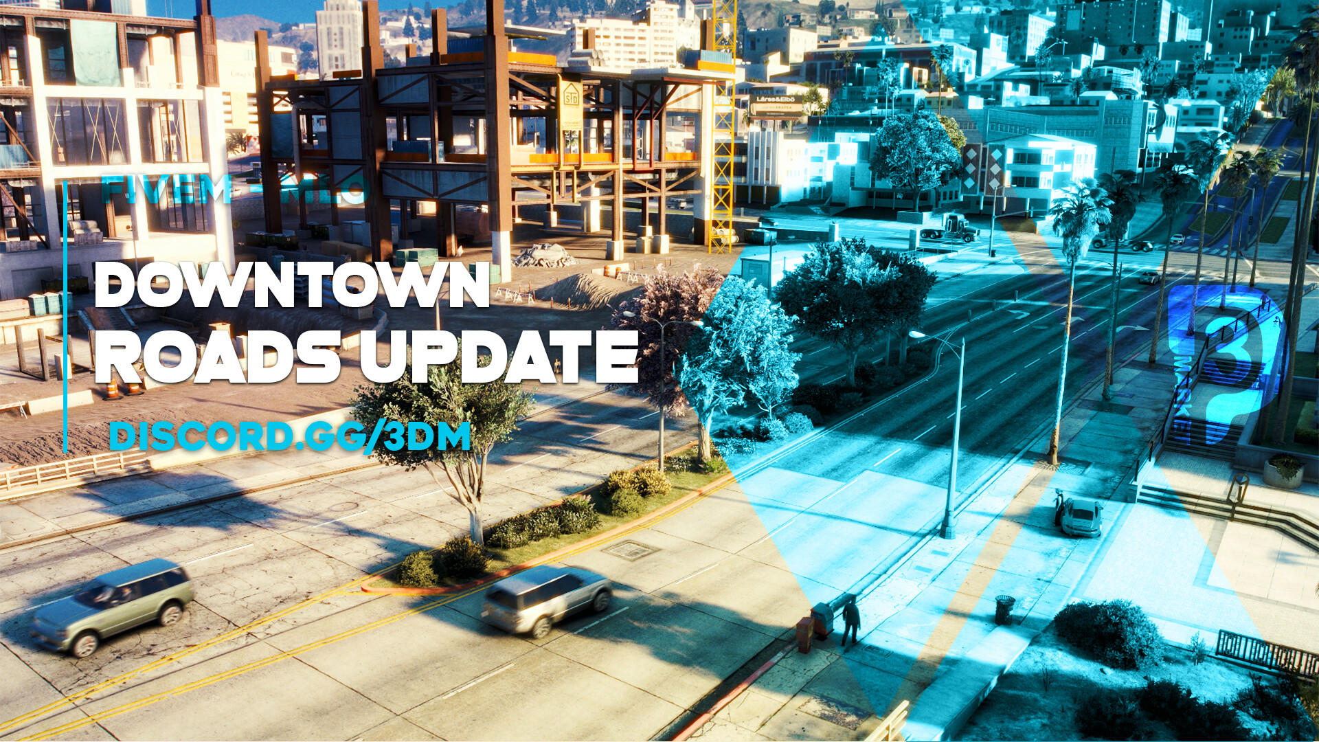 FiveM Maps | Downtown Roads Update [LEGION SQUARE] - FiveM Releases ...
