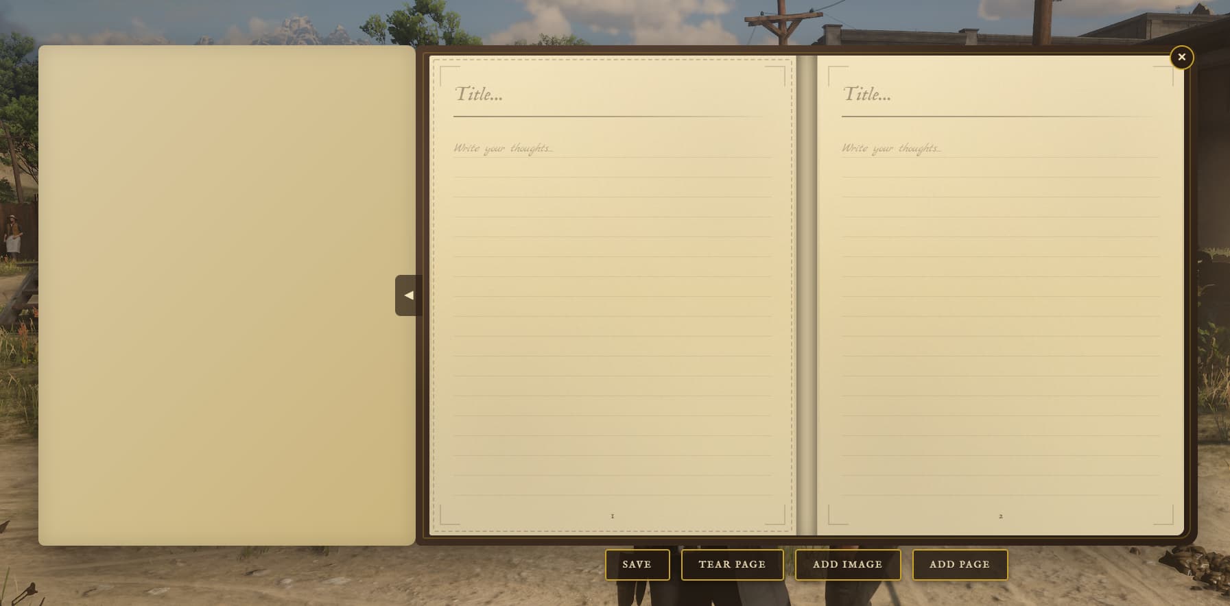 Syke_Notepad | RedM Script | RSG - RedM Releases - Cfx.re Community
