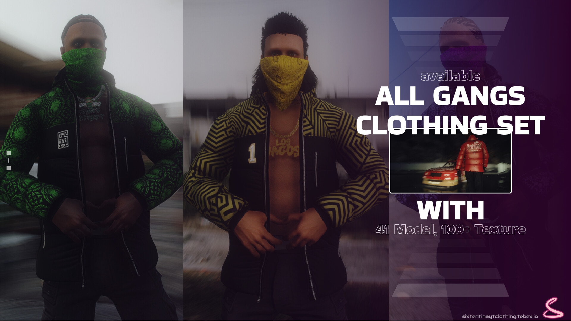 Famillies, Ballas and Vagos Clothing Set [OS] [35%off] - FiveM Releases ...