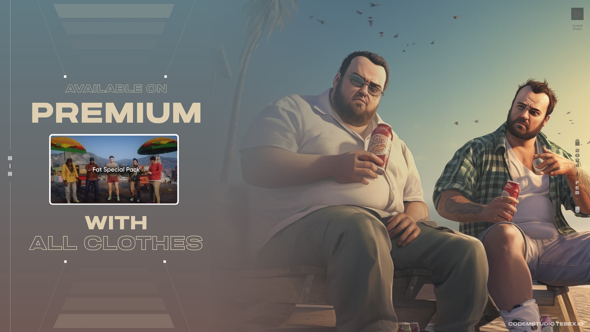 CodeM Studio Fat Freemode Pack - FiveM Releases - Cfx.re Community