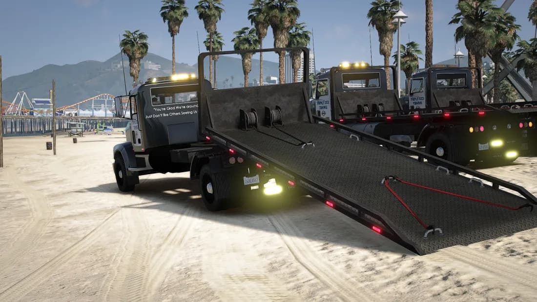 [PAID] Working Flatbed Tow Truck - FiveM Releases - Cfx.re Community