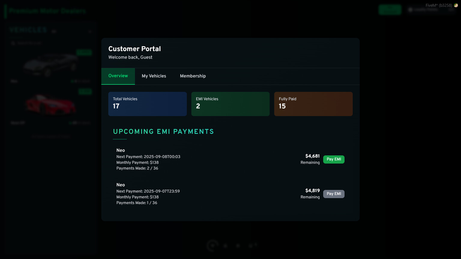 Kartik- Dealership | Advanced Dealership With Stock System - FiveM Releases - Cfx.re Community