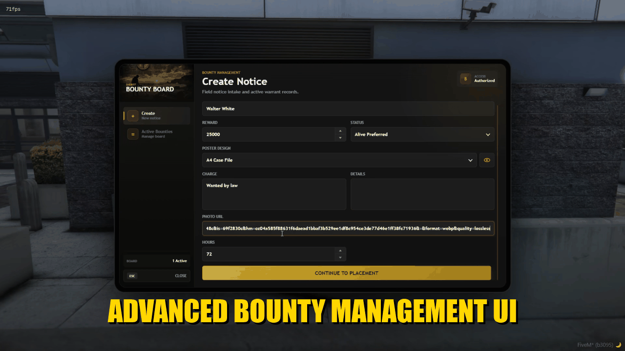 [PAID]Interactive Wanted Poster Script | POSTER | QBCore & ESX Bounty ...