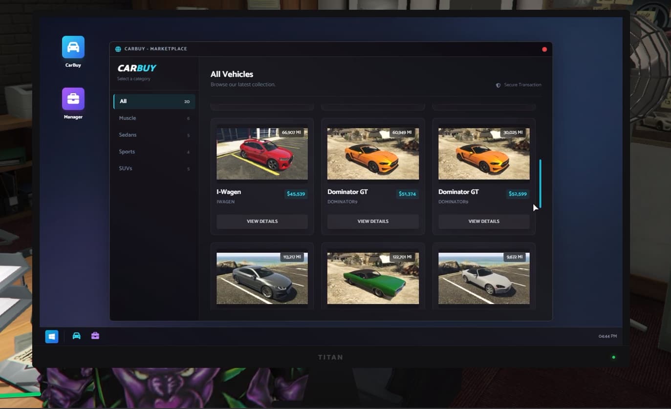 [PAID] [QB & ESX] 6ix Car Dealer Job | Management UI, Negotiation ...