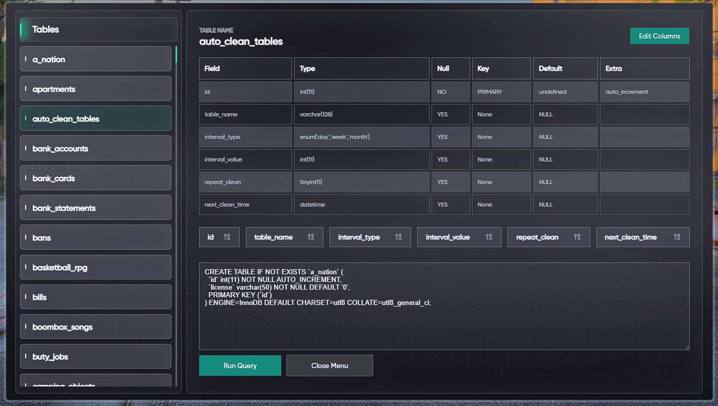 Database Management - FiveM Releases - Cfx.re Community