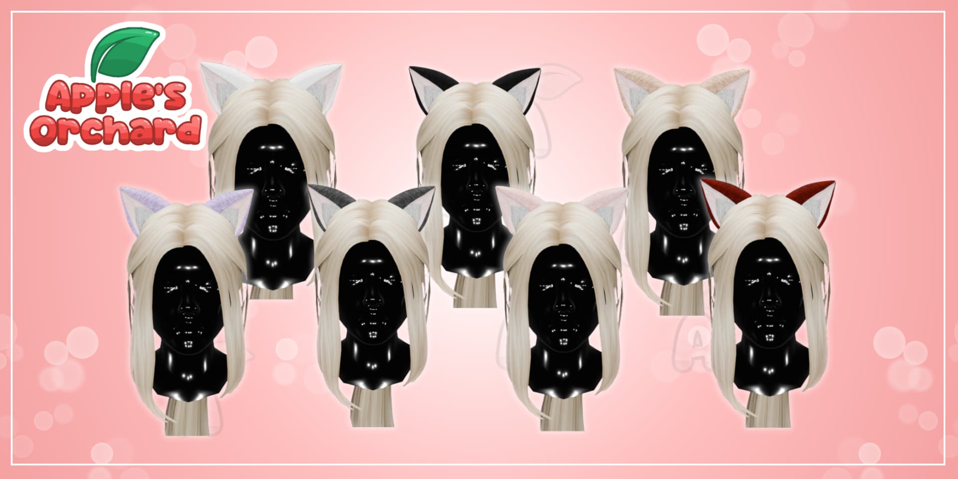 Kitten Ear and Tail Set V2 - Apples Orchard - Cat Ears and Tail Costume ...