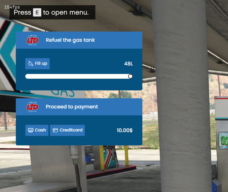 [PAID][ESX/Standalone] Aggro Fuel (NUI) - FiveM Releases - Cfx.re Community