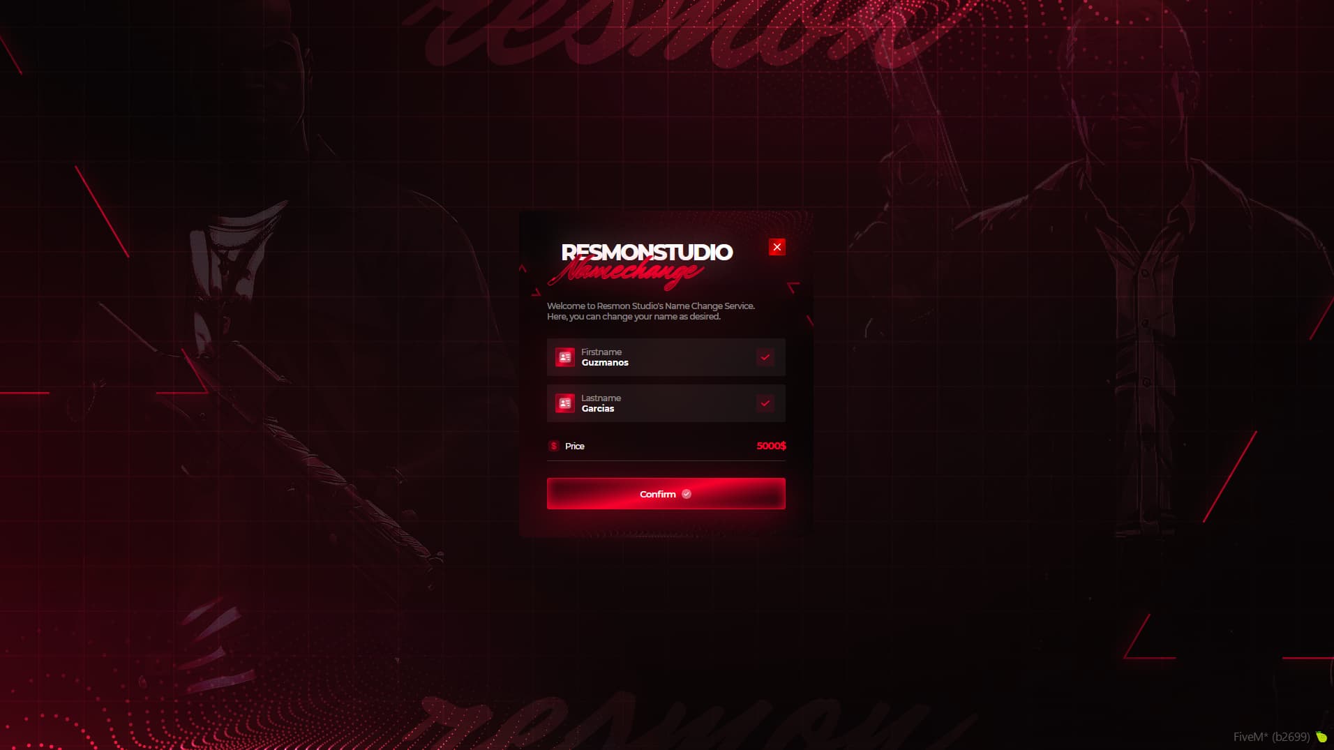 [ESX][QBCore] RS | Namechange UI: Free or Paid, Use it for Courts or ...