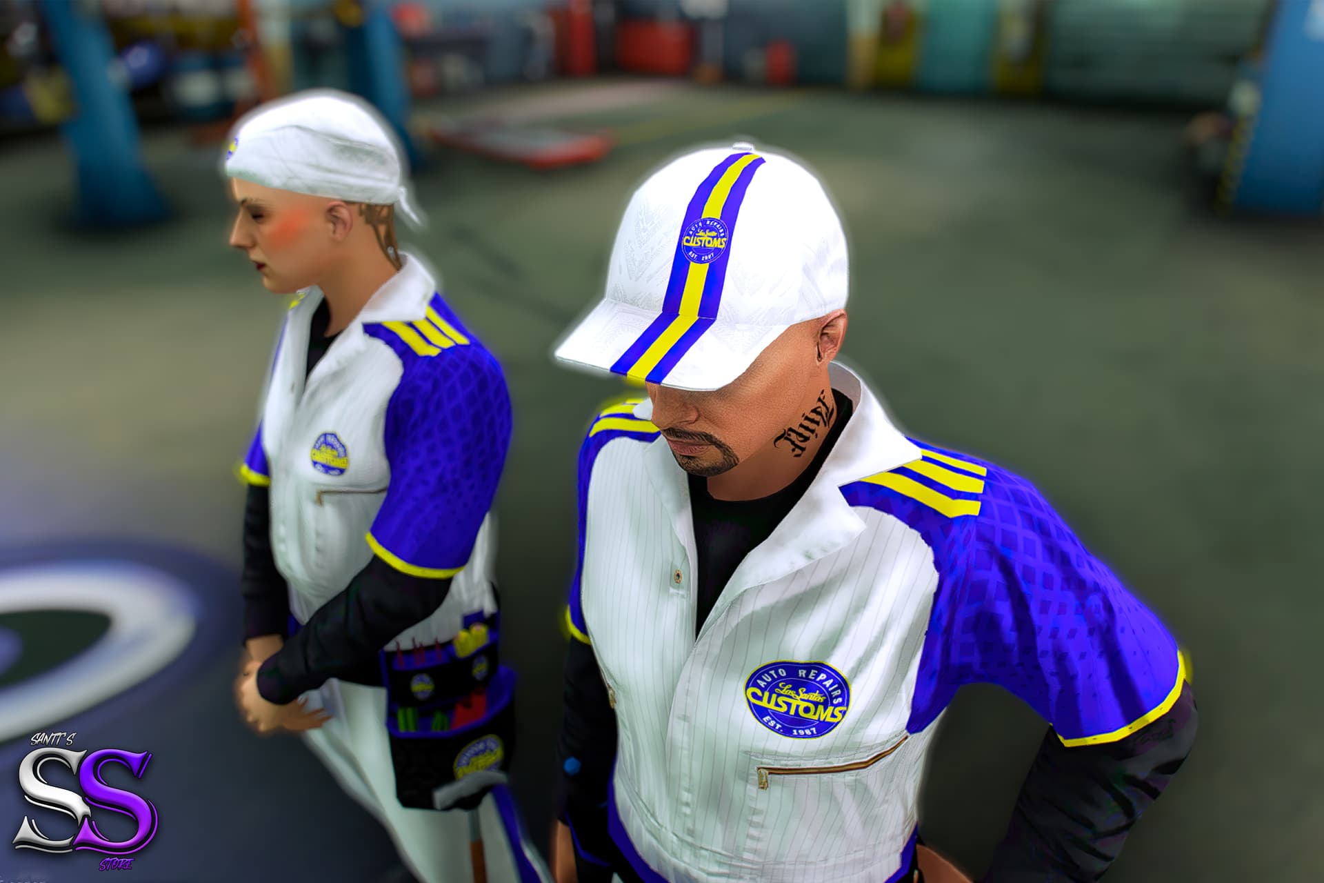 [CLOTHES] [ADDON] - Los Santos Customs Uniform V2 - FiveM Releases ...