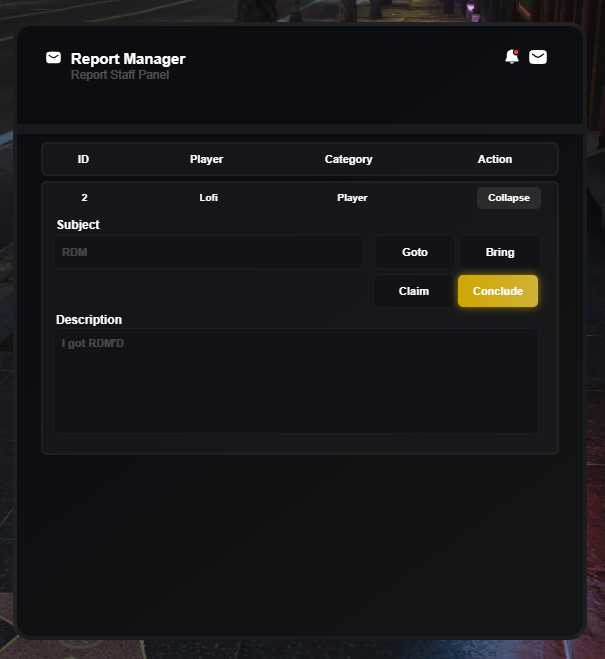 [Paid] Report System [ Standalone ] - FiveM Releases - Cfx.re Community