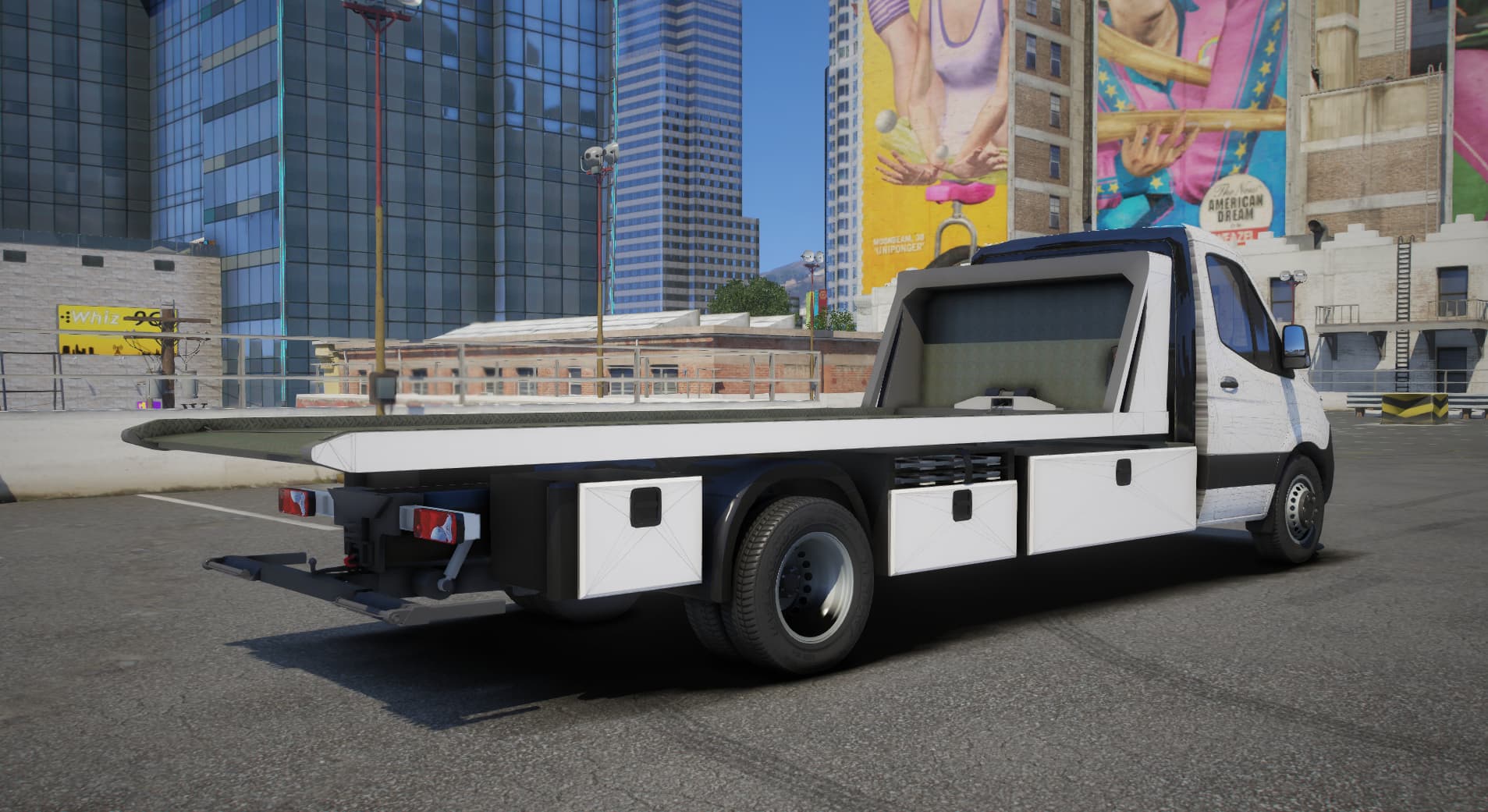 Benefactor Flatbed w/ Working Bed - FiveM Releases - Cfx.re Community