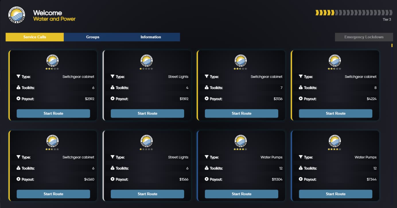 Water & Power Mini Job - [QBCore / ESX / QBOX] - FiveM Releases - Cfx ...