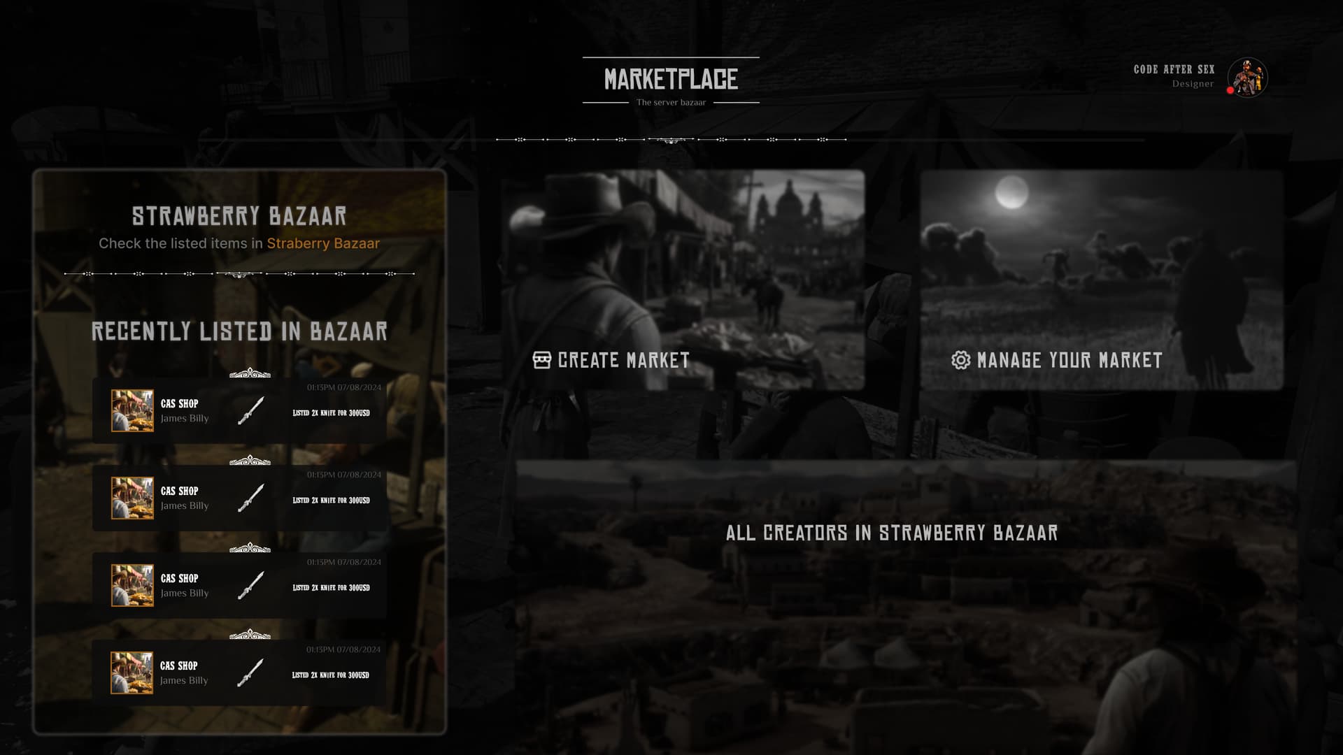 Bazaar script in different locations | Player owned shop - RedM ...