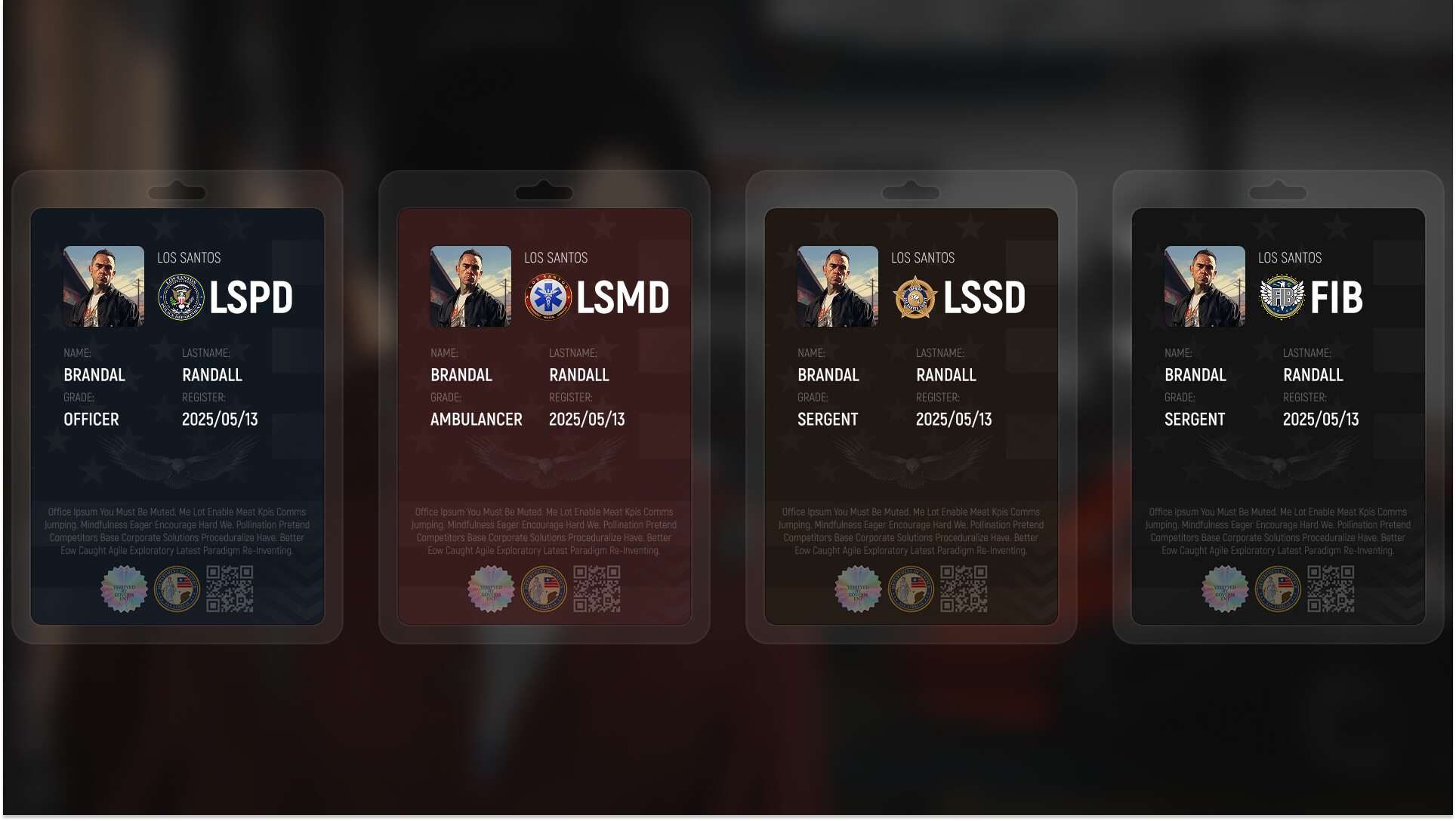 Metadata ID Card (Badges, Licenses, City Hall, Fake Card) [ESX/QB/QBOX ...