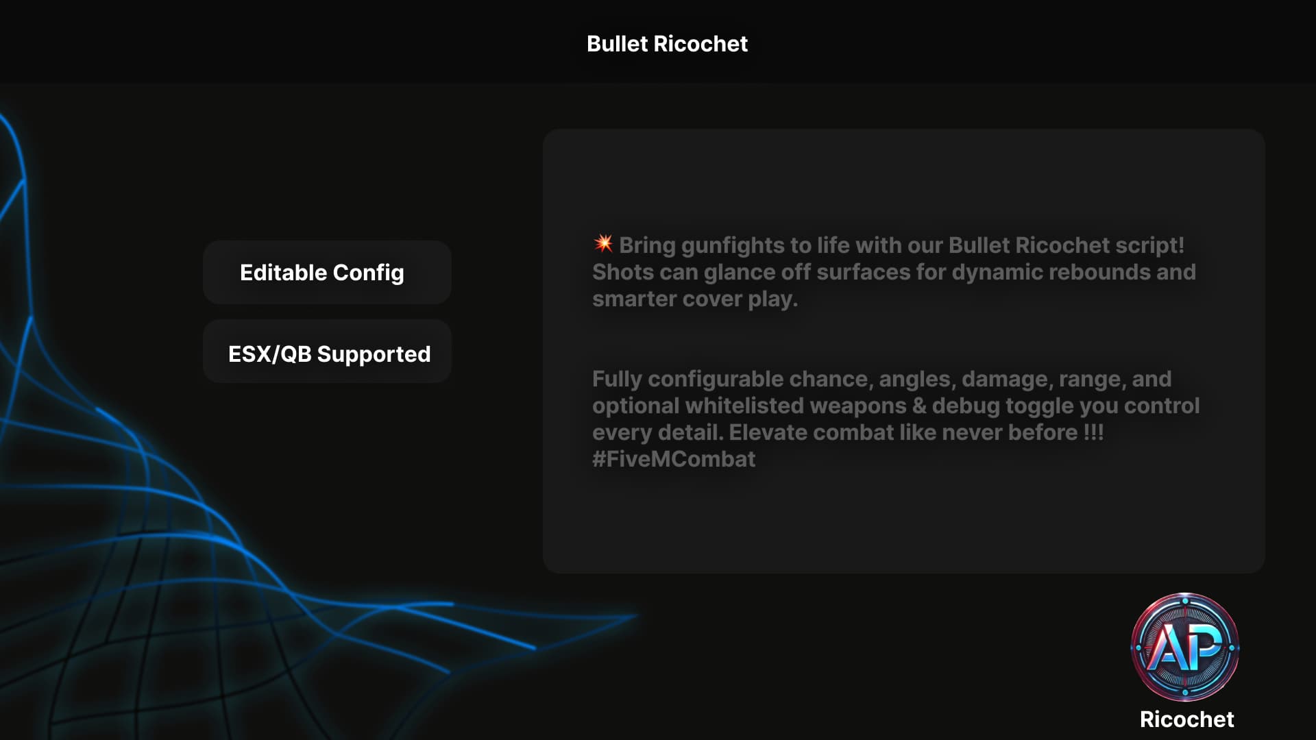 [PAID][Standalone] Bullet Ricochet 🔥 | Smart Deflections - FiveM ...