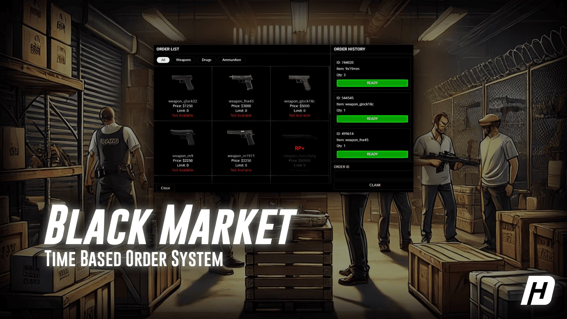 Blackmarket / Gun Order Script - FiveM Releases - Cfx.re Community