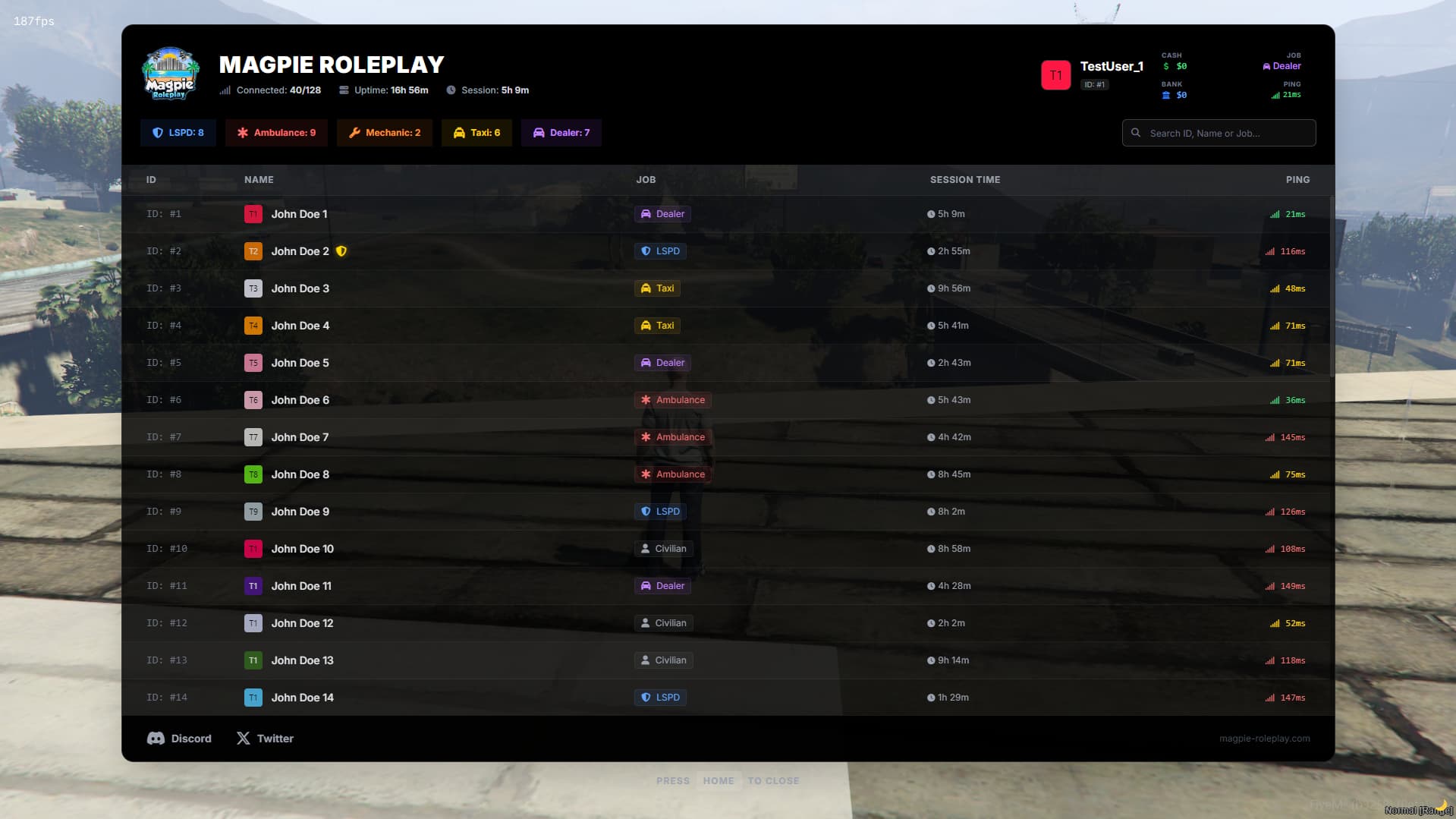 Ultimate Scoreboard | [QBCore / ESX / QBOX] - FiveM Releases - Cfx.re ...