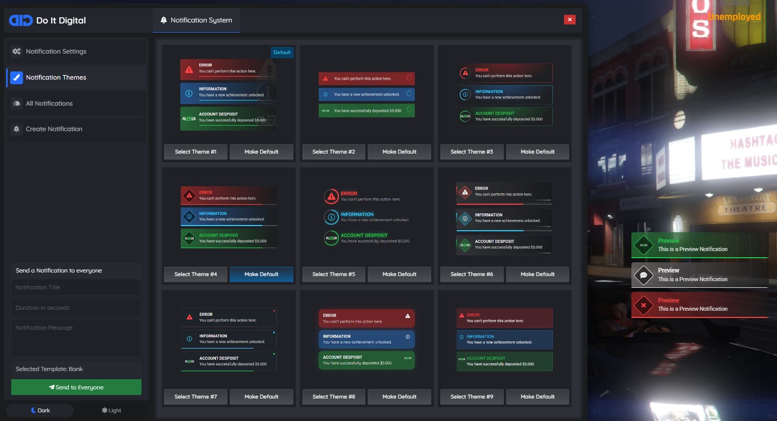 Customizable Notifications | [Live Editor + 9 Themes] Unlimited ...