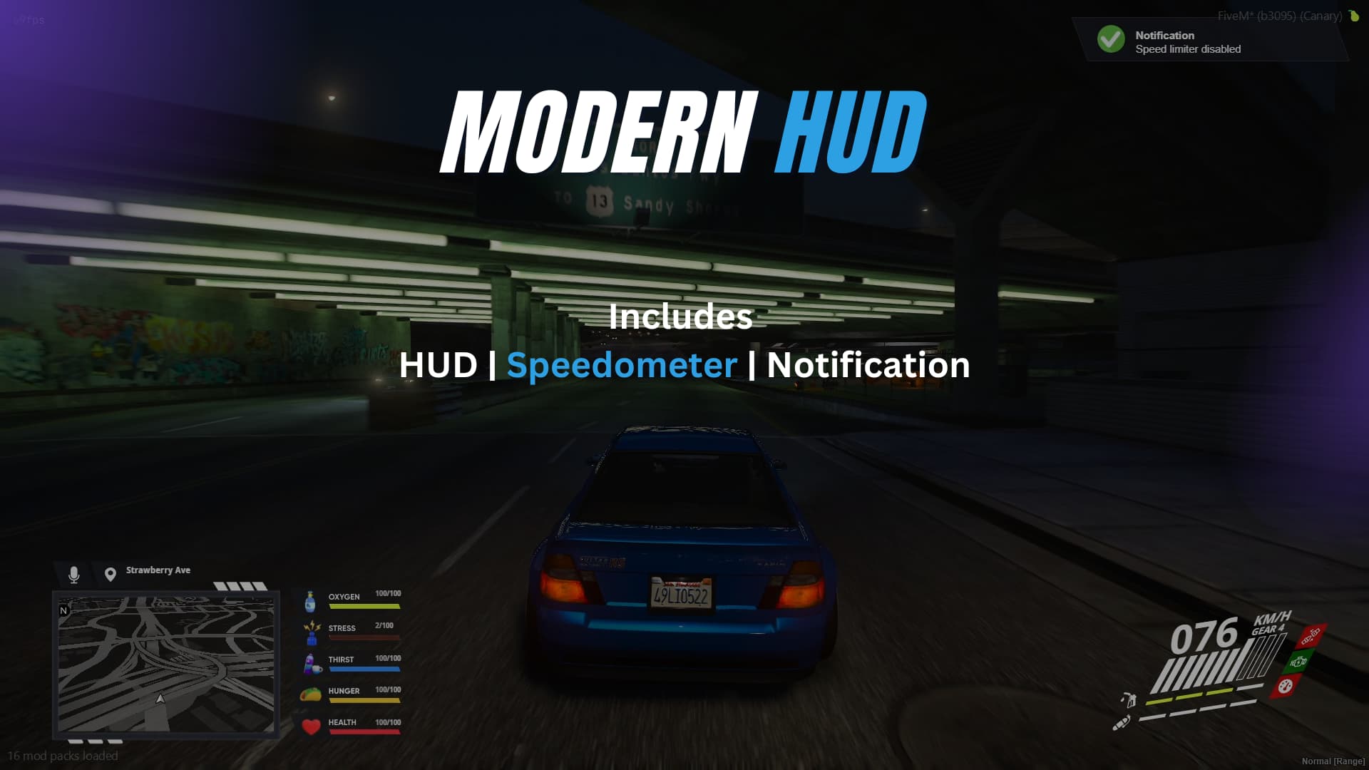 Modern HUD | ESX - QBCore - FiveM Releases - Cfx.re Community