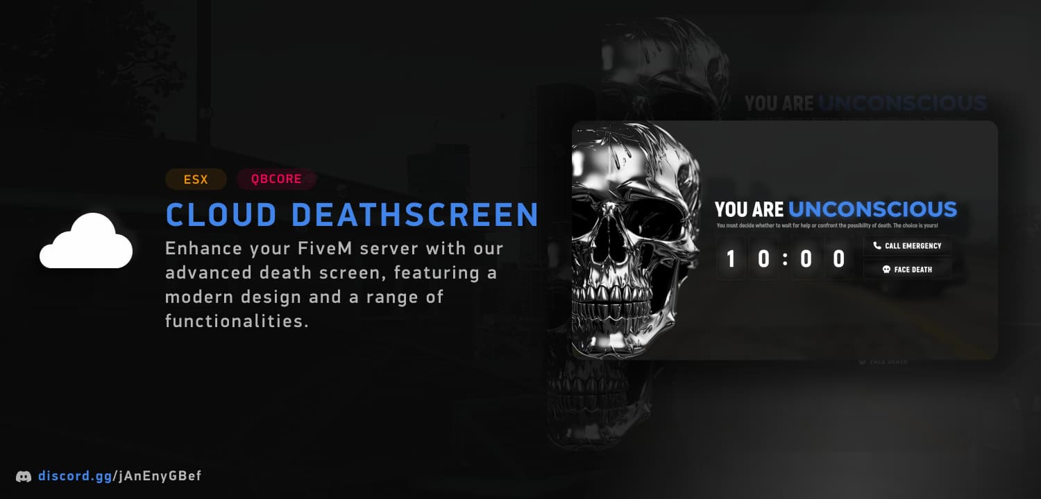 [FREE] Cloud Resources - Deathscreen - FiveM Releases - Cfx.re Community