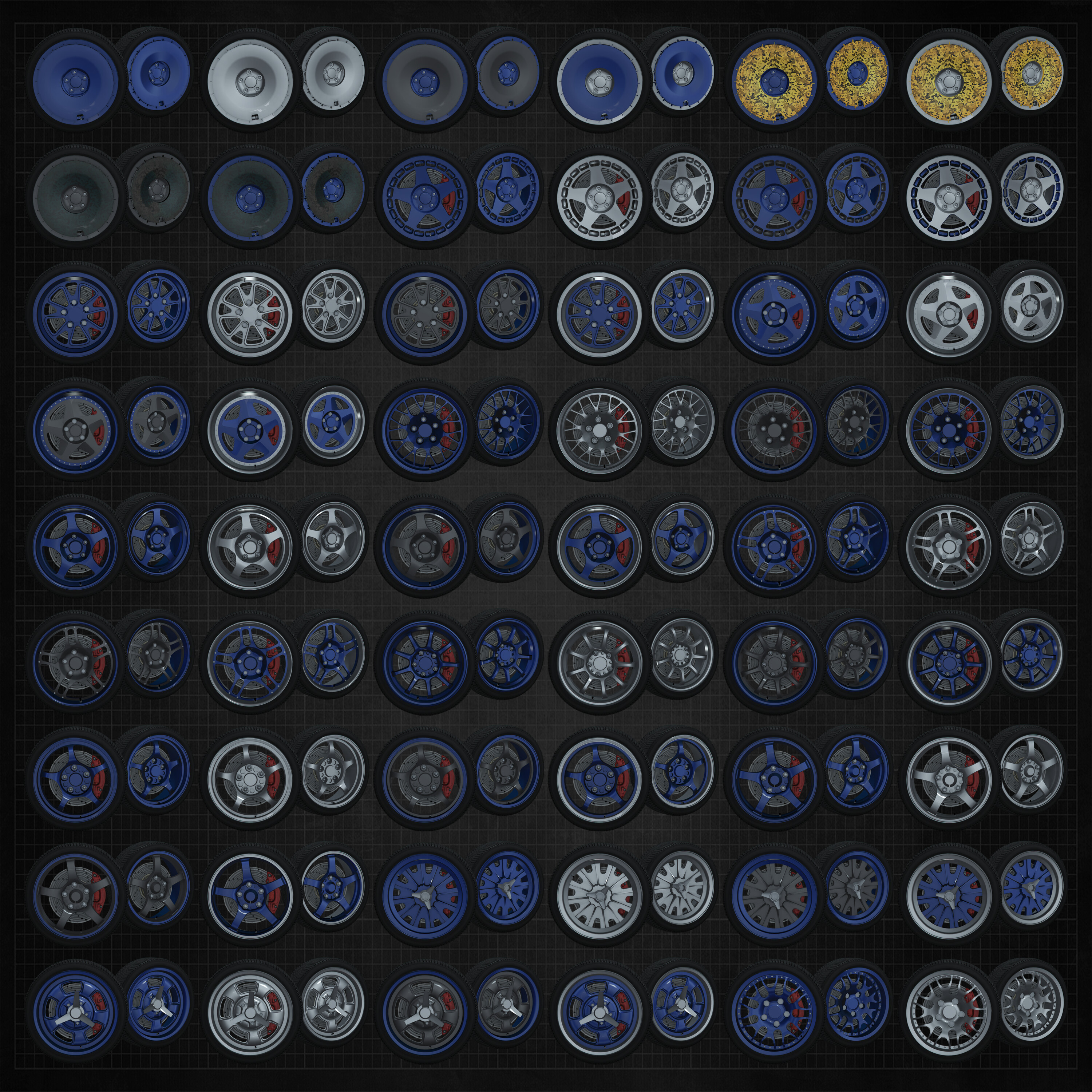 [PAID] Generic Wheel Pack 2 – 175 Wheels, 700 Variations - FiveM ...