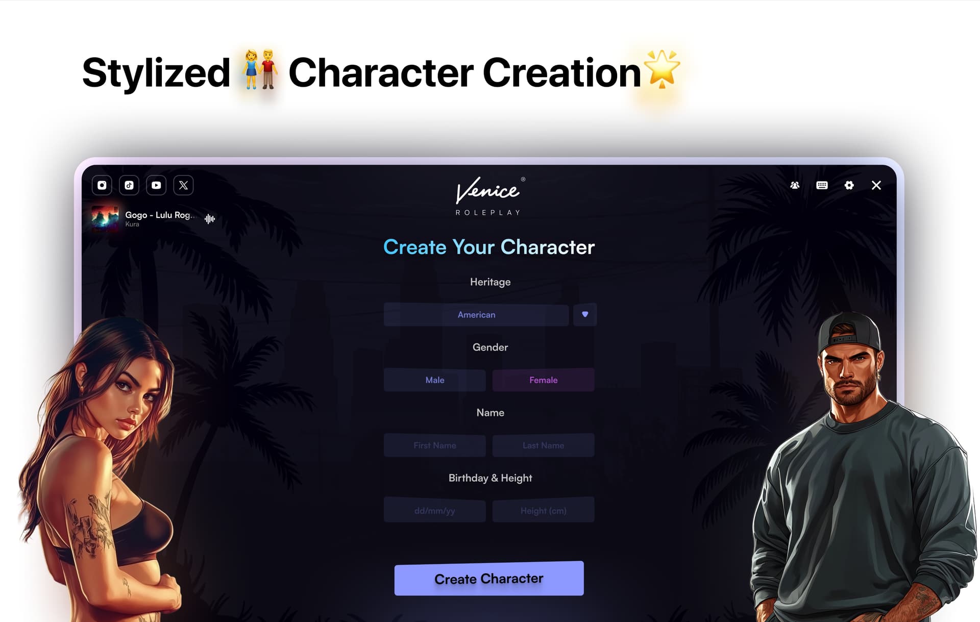CodeM Venice Multichar & Spawn - Advanced Multicharacter ESX QB - FiveM ...