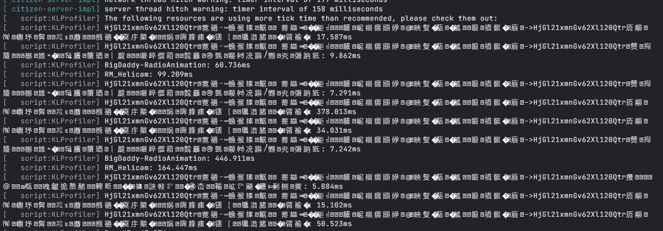 Hidden Script Causes Hitch Warnings Resource Support Cfx Re Community