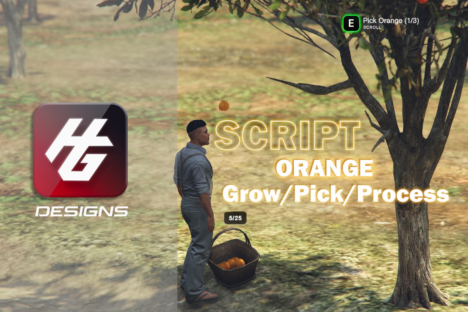 [Paid] Orange Picking - Interactive UI/Processing [Script] - FiveM ...