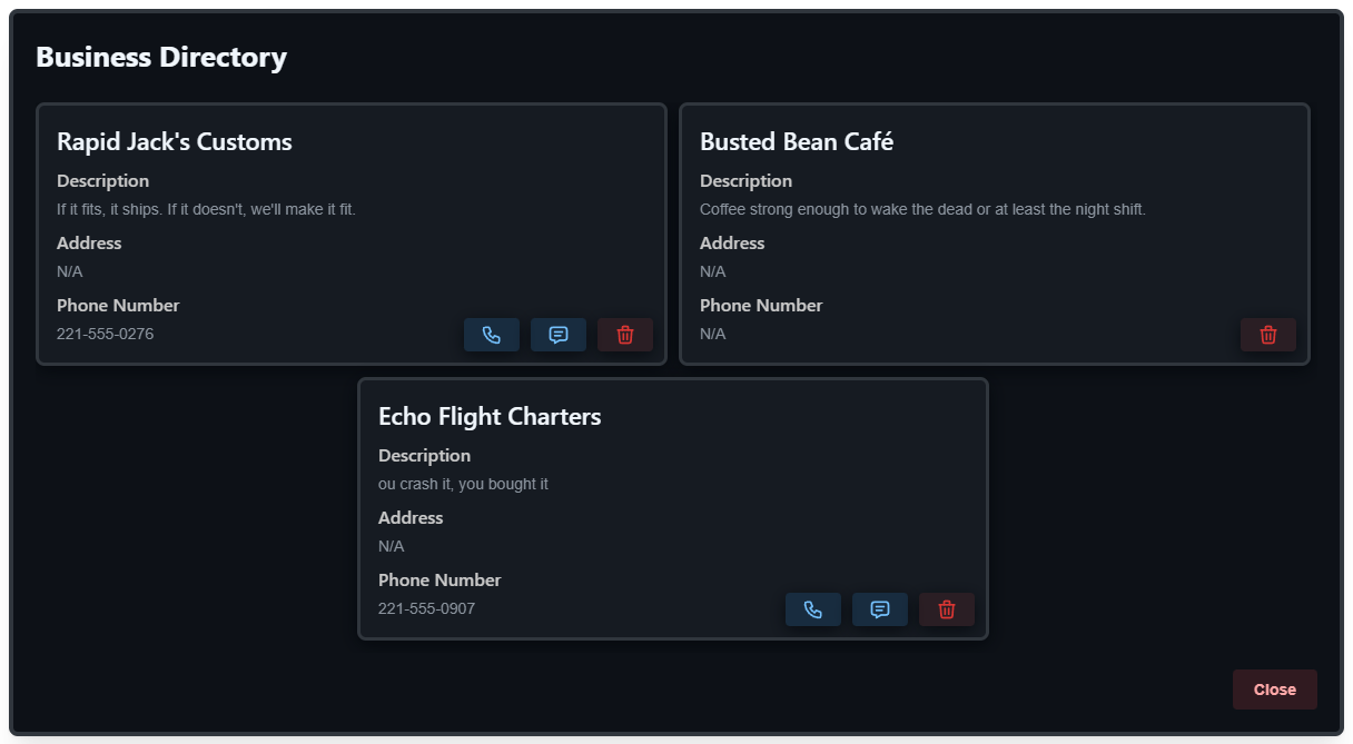 [Standalone] FS-NowOpen - Modern Business Directory with LB-Phone ...