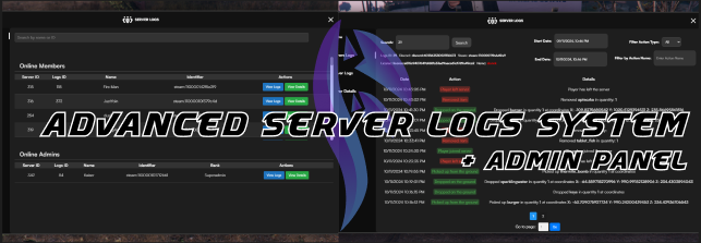 Advanced Server Log System - FiveM Releases - Cfx.re Community